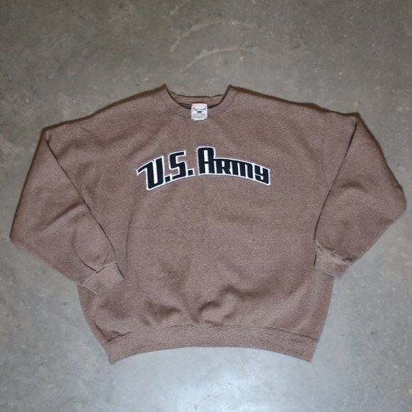 Oarsman | Shirts | Oarsman Us Army Mens 2xlarge Sweatshirt Brown W ...